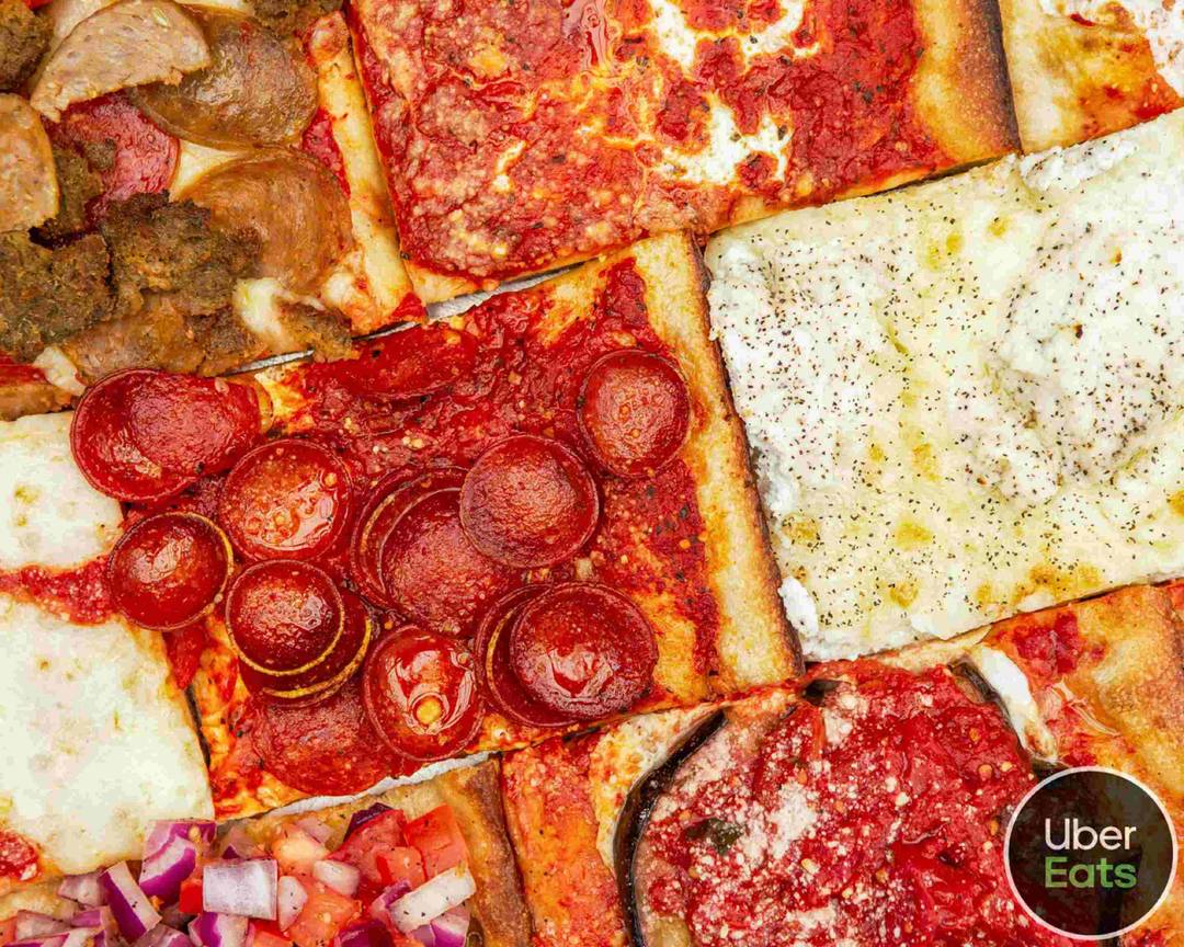 Order original square pizza Menu Delivery【Menu & Prices】| New York ...