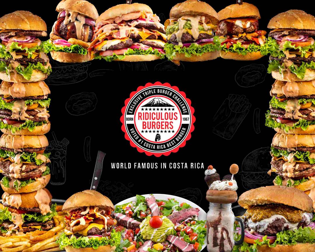 Ridiculous Burgers a domicilio en Jacó | Menú y precios | Uber Eats