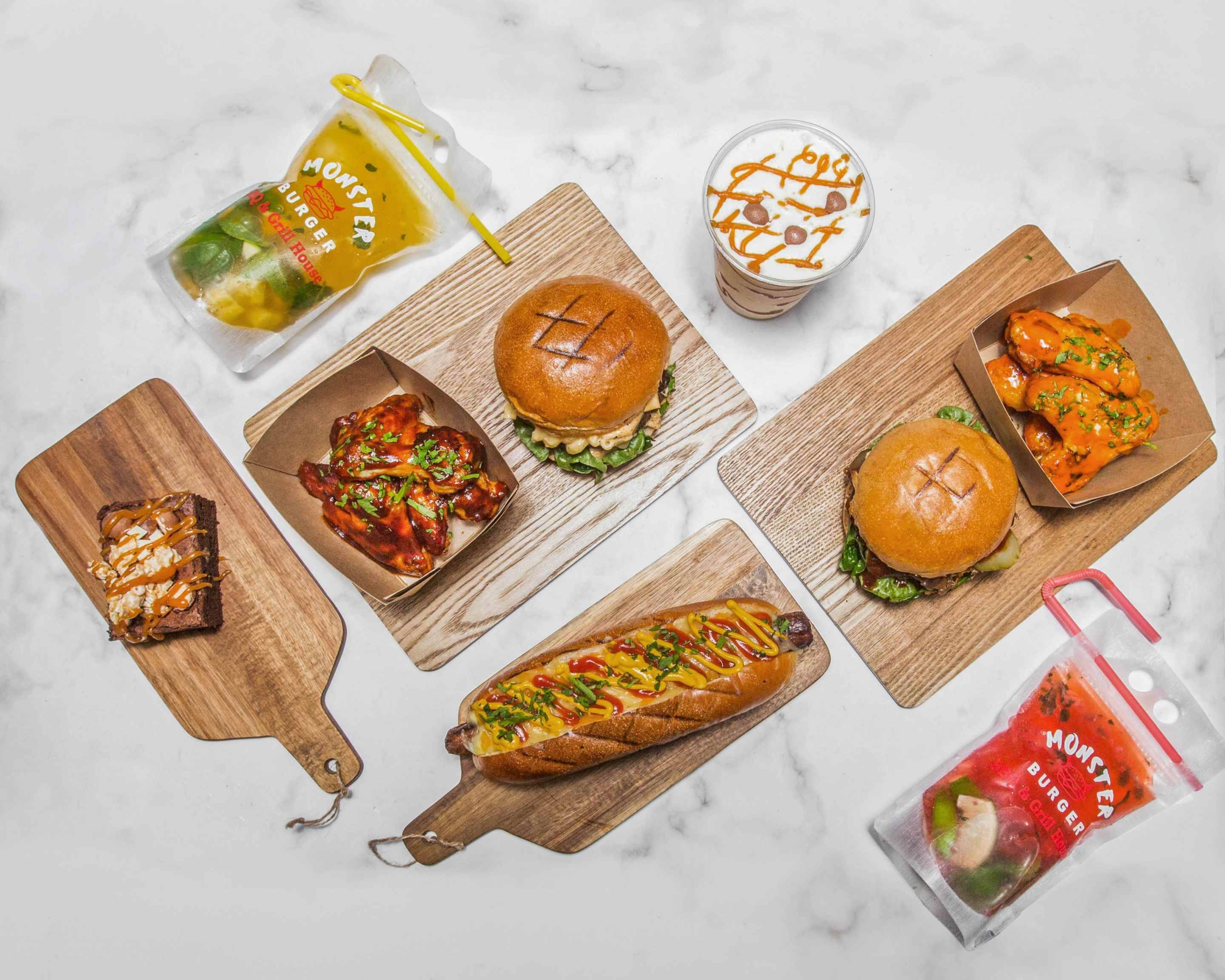 Monster Burger Menu - Takeaway in London | Delivery Menu & Prices ...