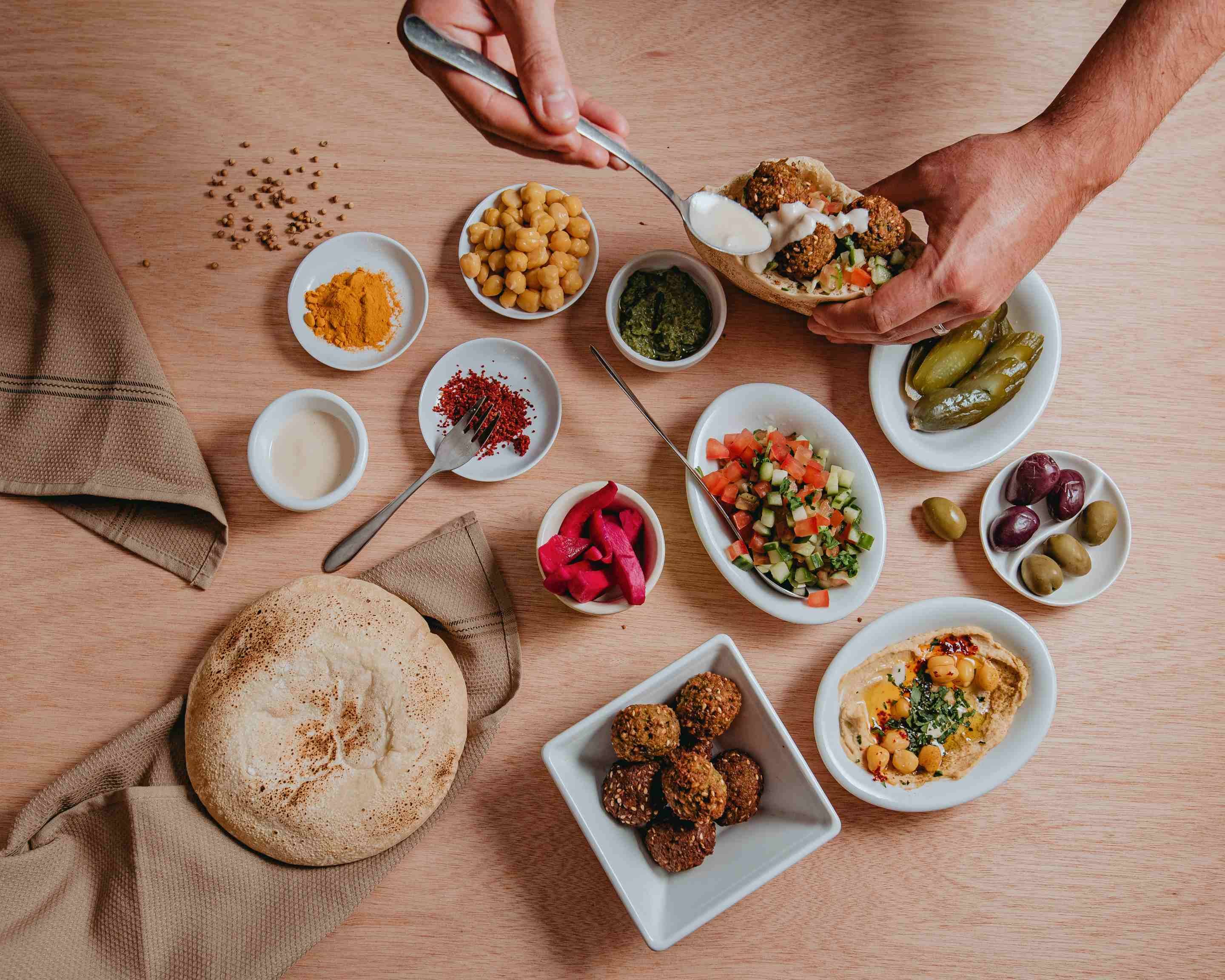 Salatim Falafel Delivery in Cuenca | Menu & Prices | Uber Eats