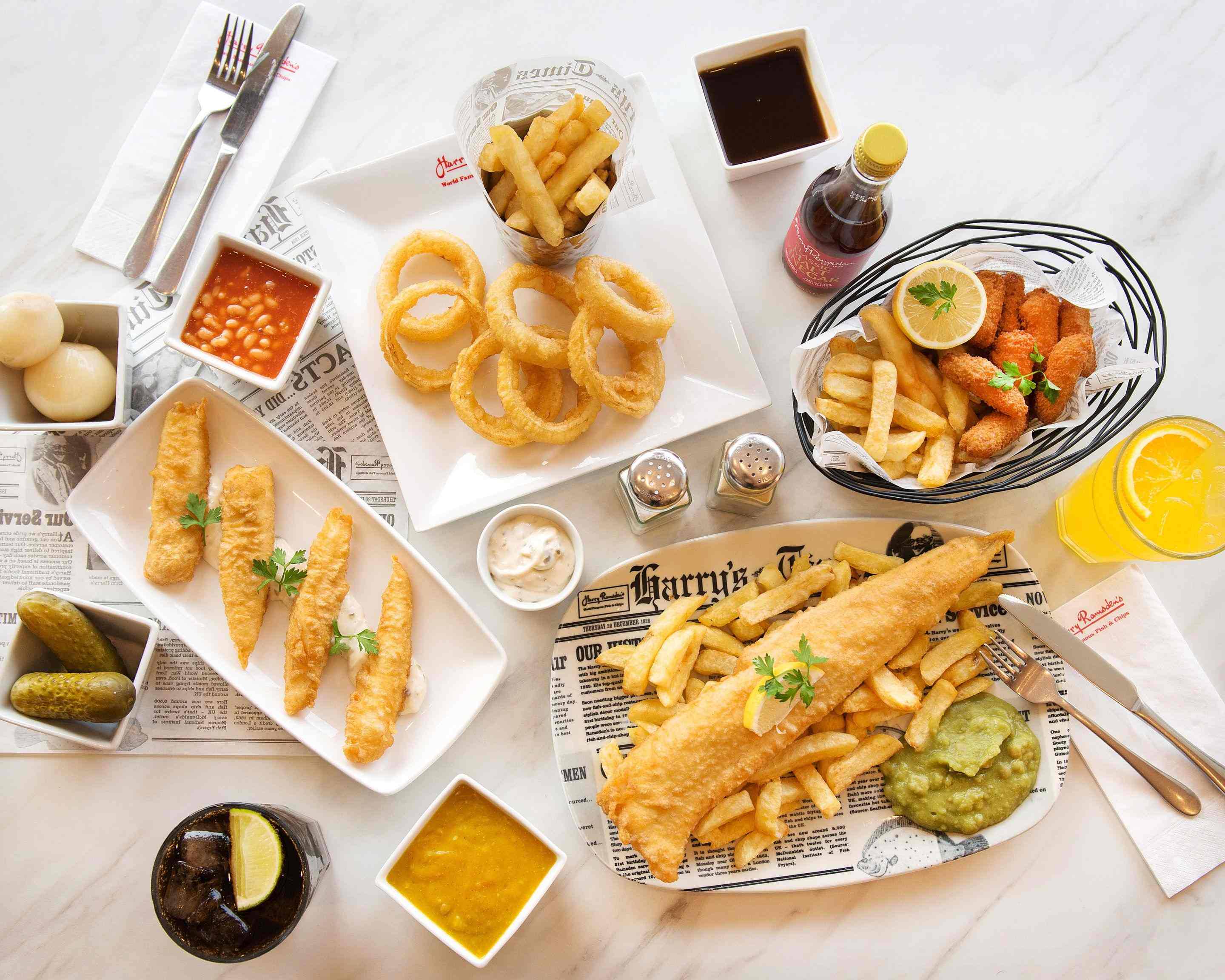 Harry Ramsden’s (Salford Quays) Menu - Takeaway in Salford | Delivery ...