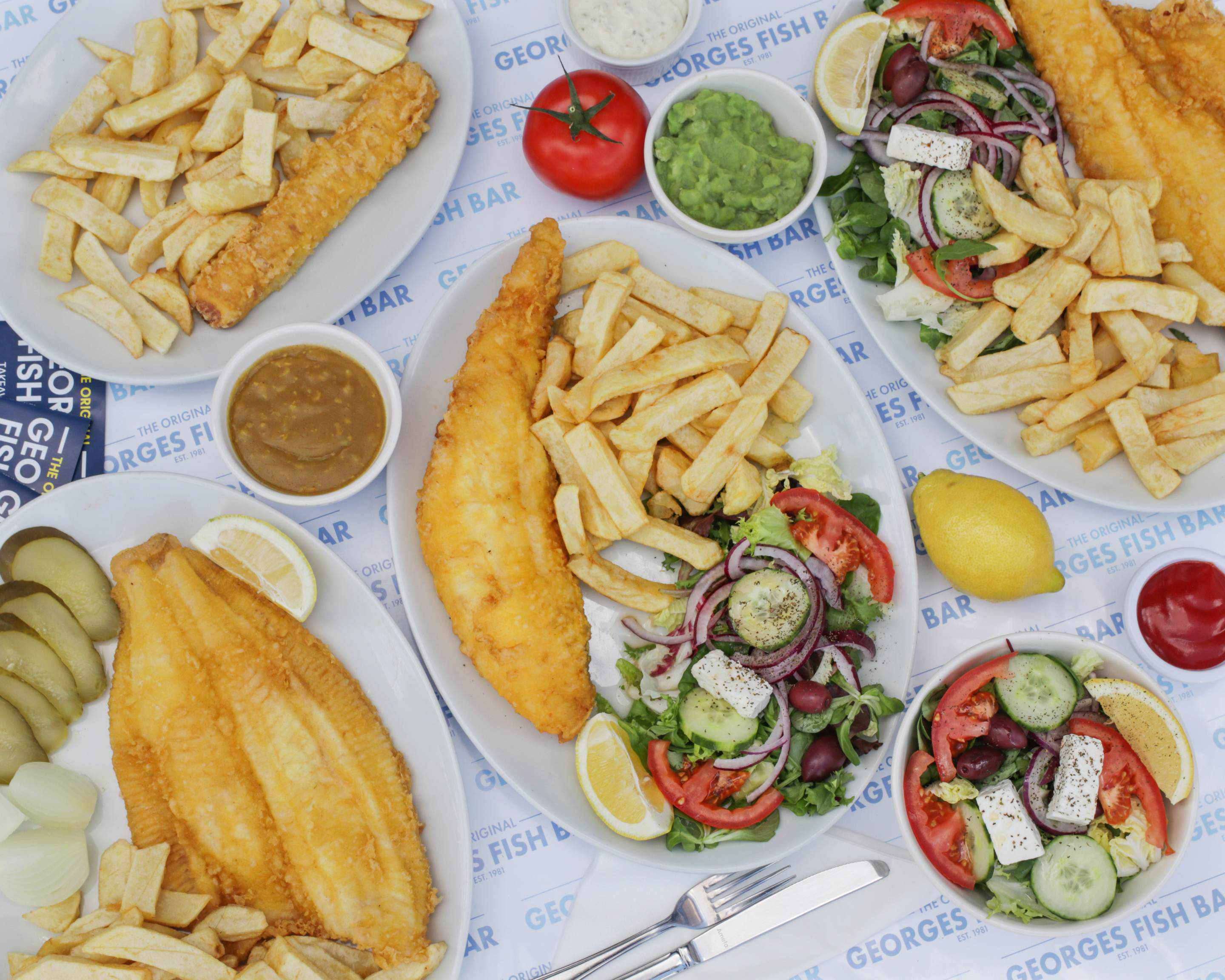 The Original George's Fish Bar Menu - Takeaway in London | Delivery ...