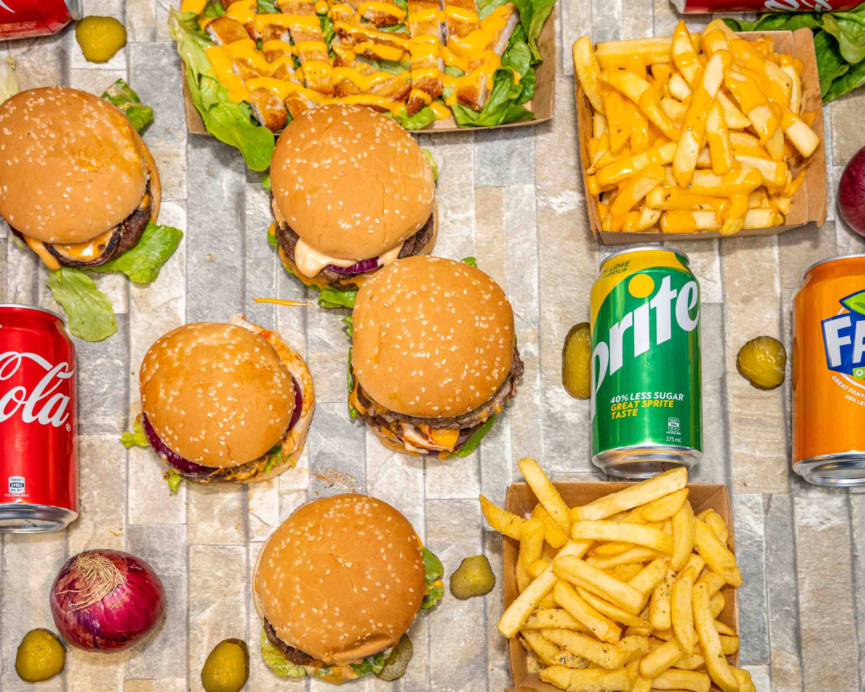 Burgers On Wheels Menu Takeaway in Sydney | Delivery Menu & Prices ...