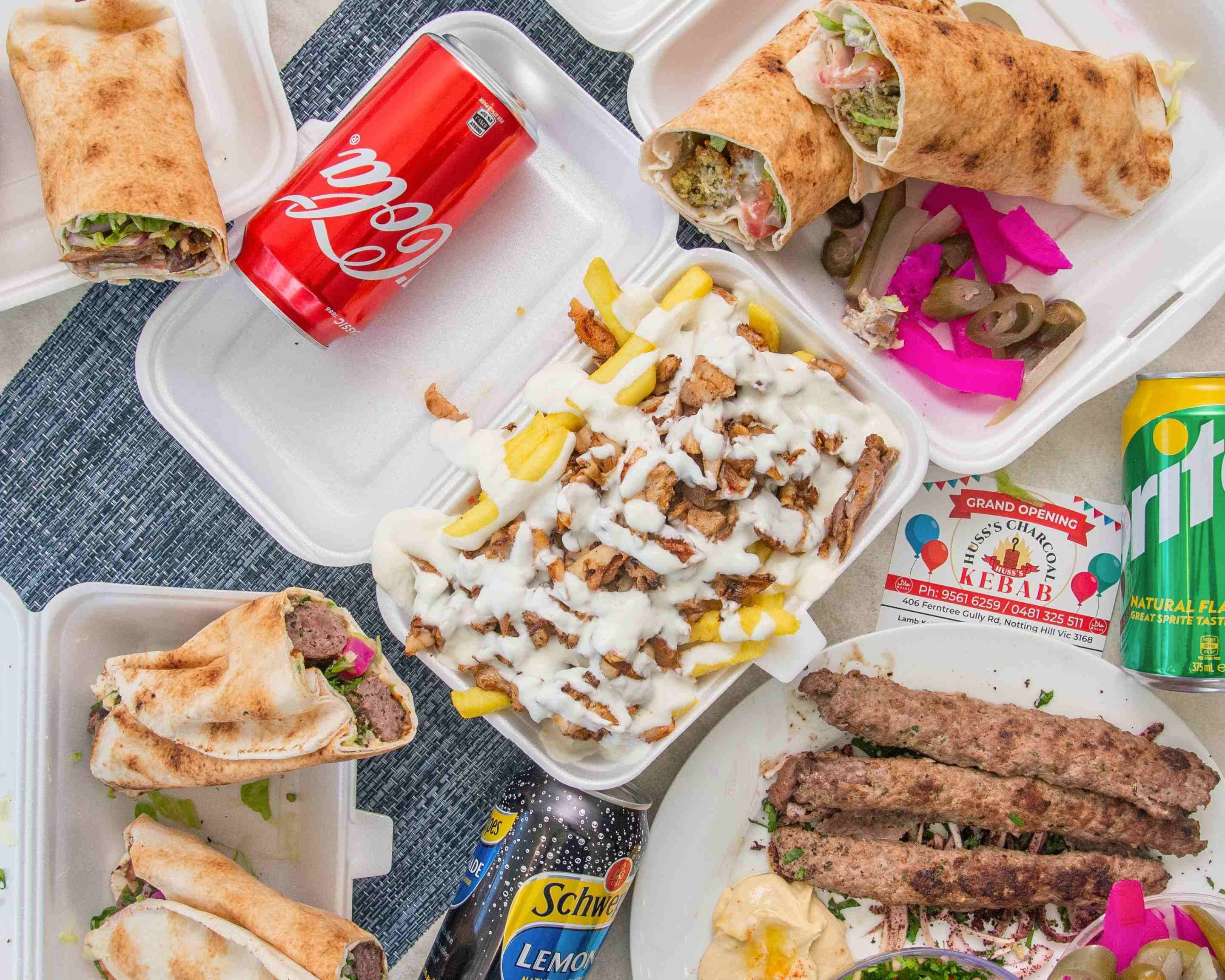 Huss's Charcoal Kebab Menu Takeout in Melbourne | Delivery Menu ...