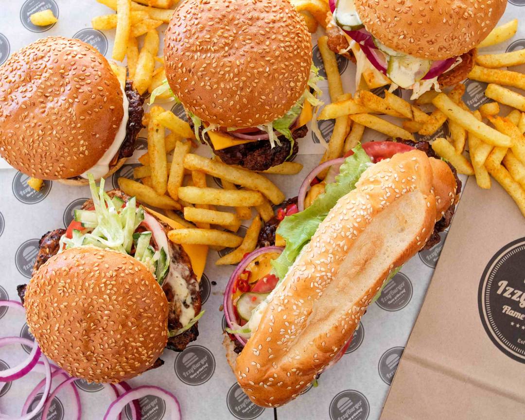Order Izzy Burger, Woodstock Halaal Menu Delivery Online | Cape Town ...