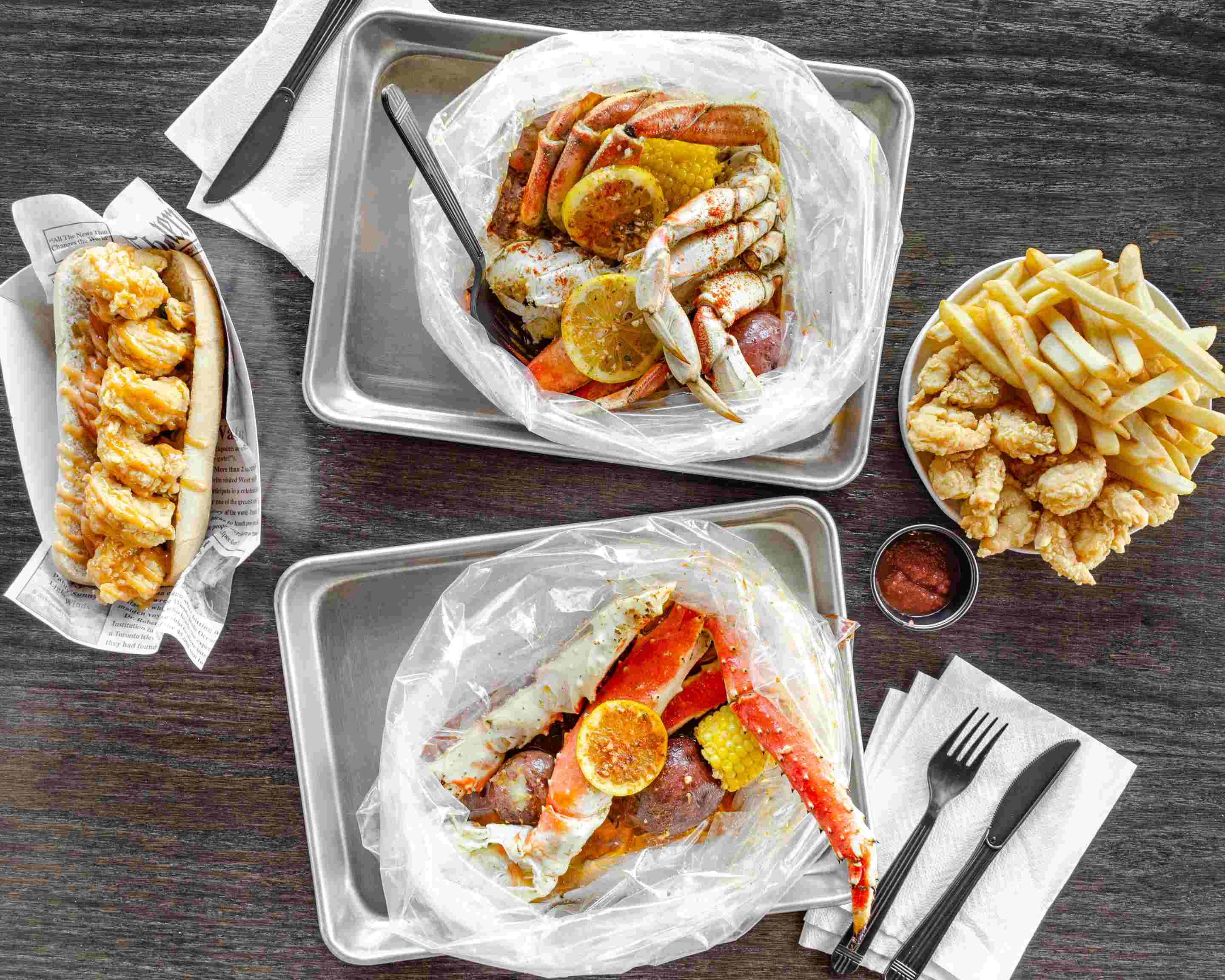 Order H. Crab Cajun Seafood 何记 Menu Delivery【Menu & Prices】| New York ...