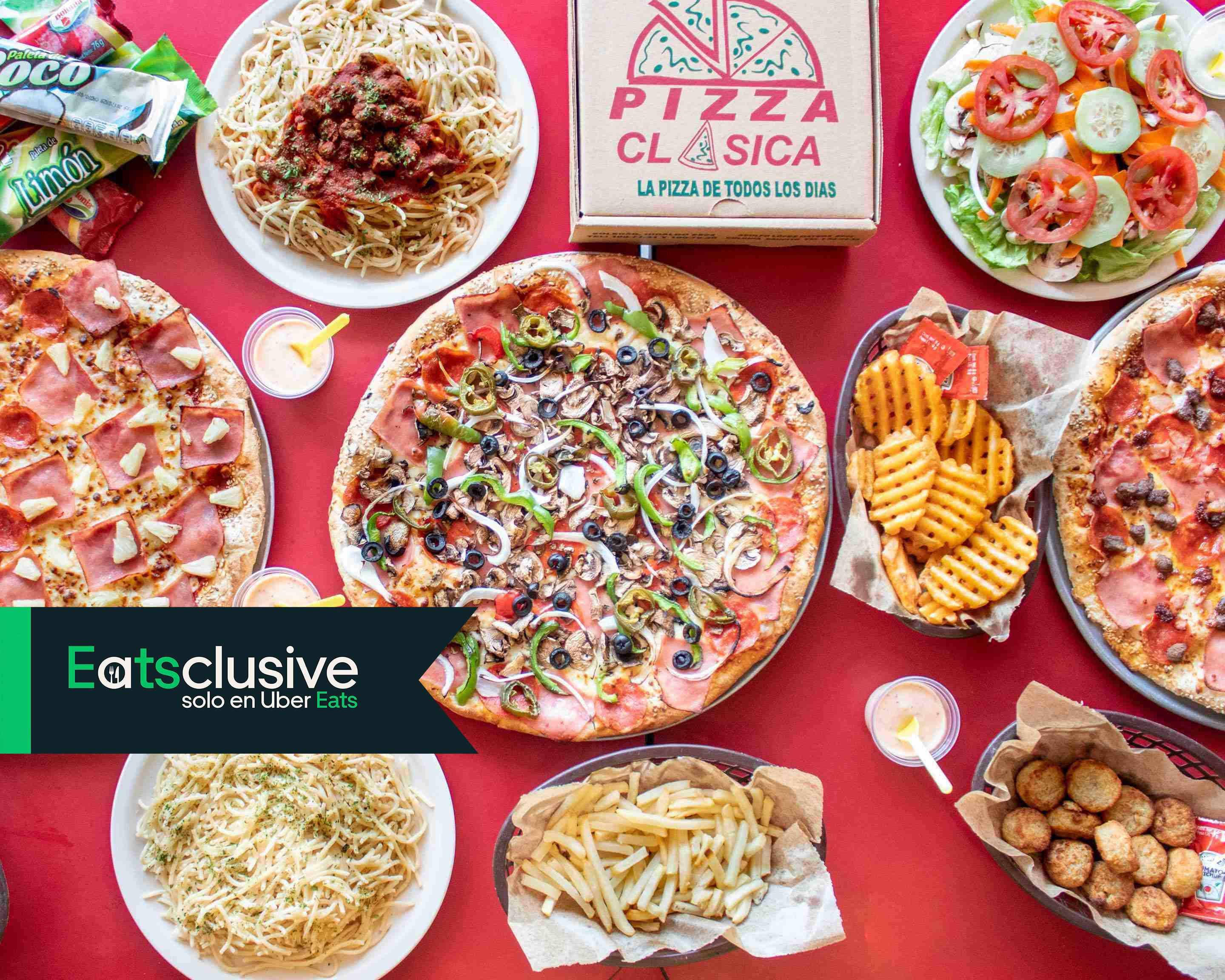 Pizza Clásica (Lomas) Menú a Domicilio【Menú y Precios】San Luis Potosí ...