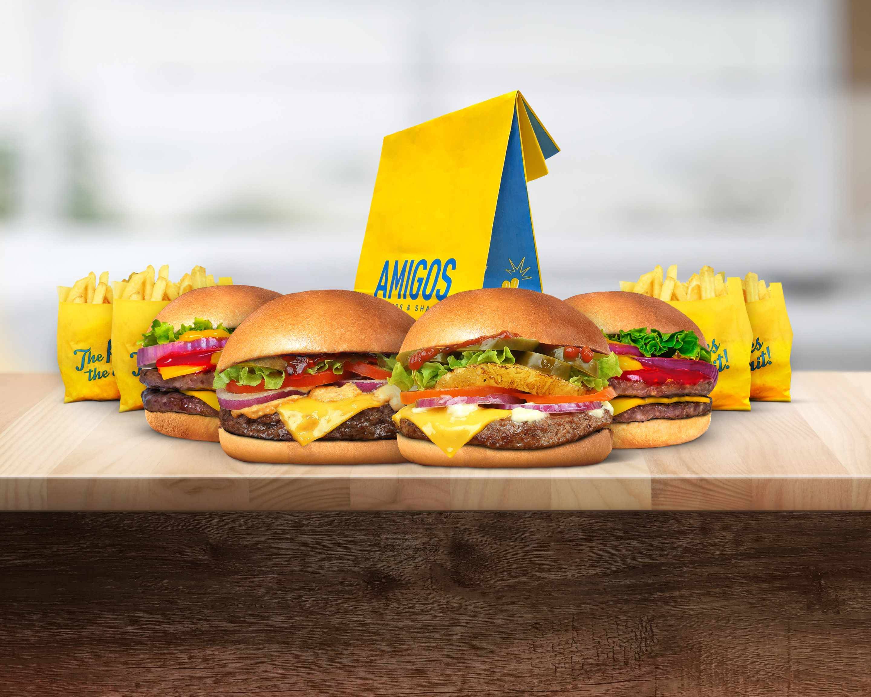 Amigos Burgers & Shakes (Kilburn) Menu - Takeaway in London | Delivery ...