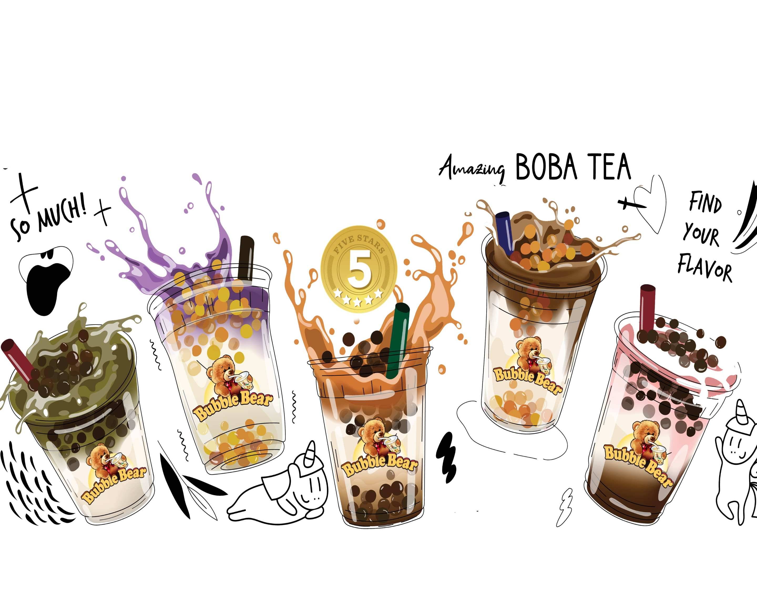 Bubble Bear Bubble Tea 泡泡熊 Menu - Takeaway in London | Delivery Menu ...